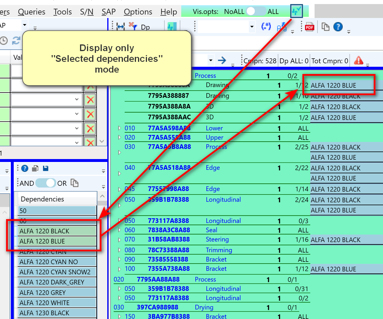 6 Bom Analyzer Multi Level Bom Visual Bom For Sap